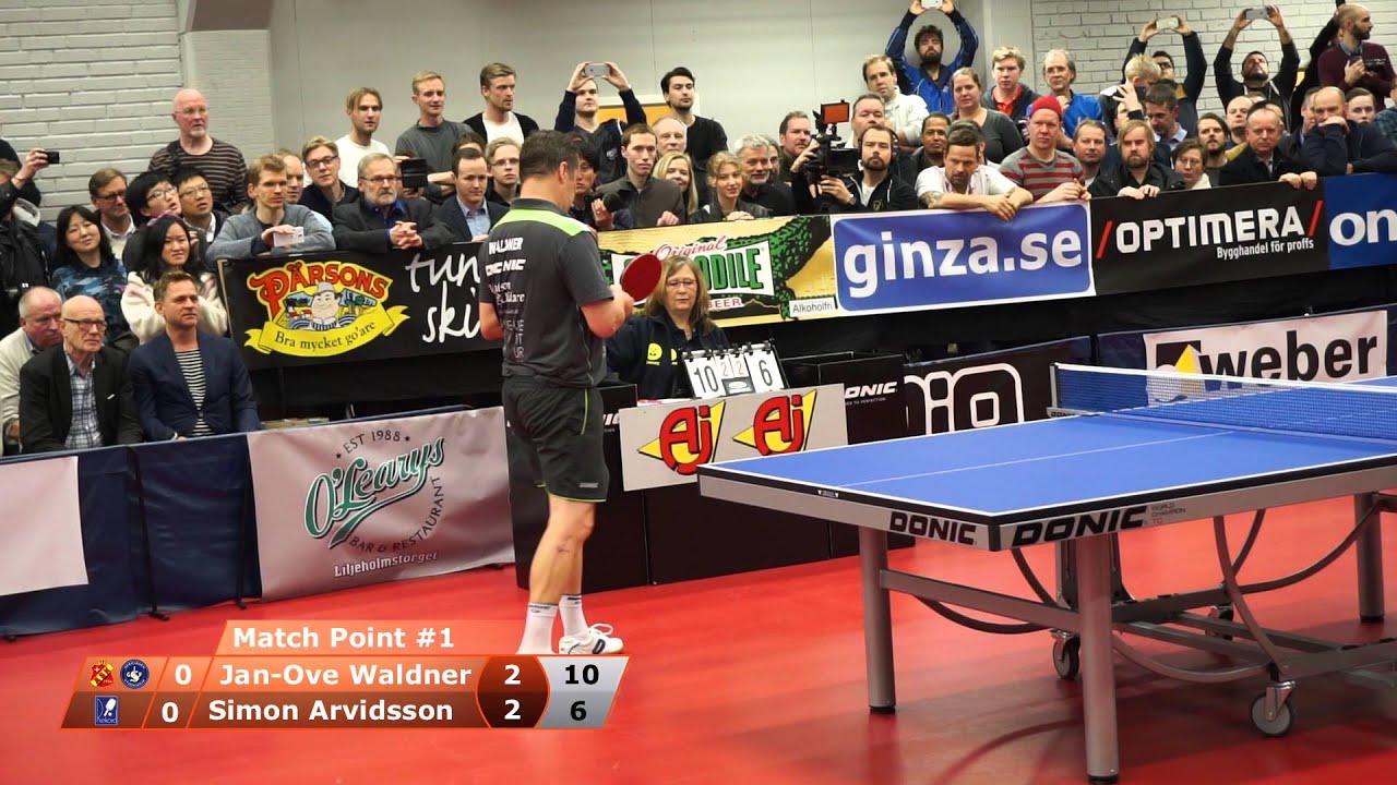 Jan-Ove Waldner - Simon Arvidsson (Last official victory of J-O Waldner ...