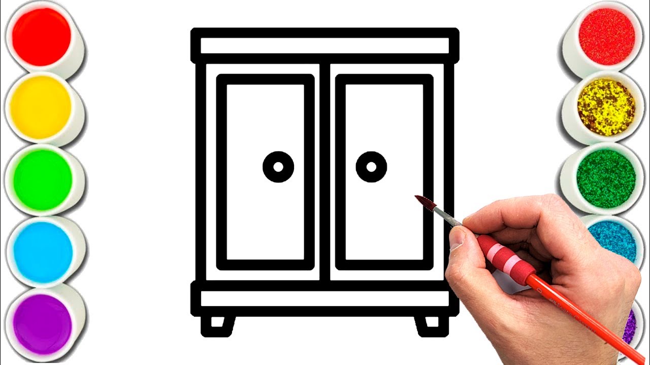 Cupboard Drawing, Painting & Coloring For Kids and Toddlers_ Child Art ...