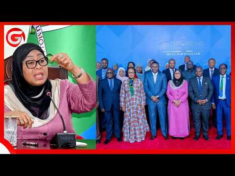 RAIS SAMIA AKUTANA na WAGOMBEA URAIS wa VYAMA 16 ALIOSHINDANA NAO UCHAGUZI MKUU....