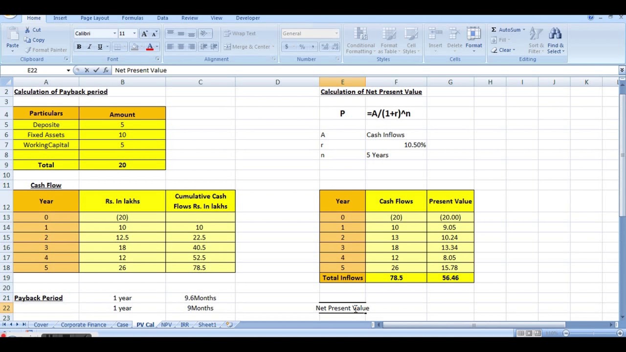 Session 3 Corporate Finance Project Financing NPV(DCF) & IRR ...