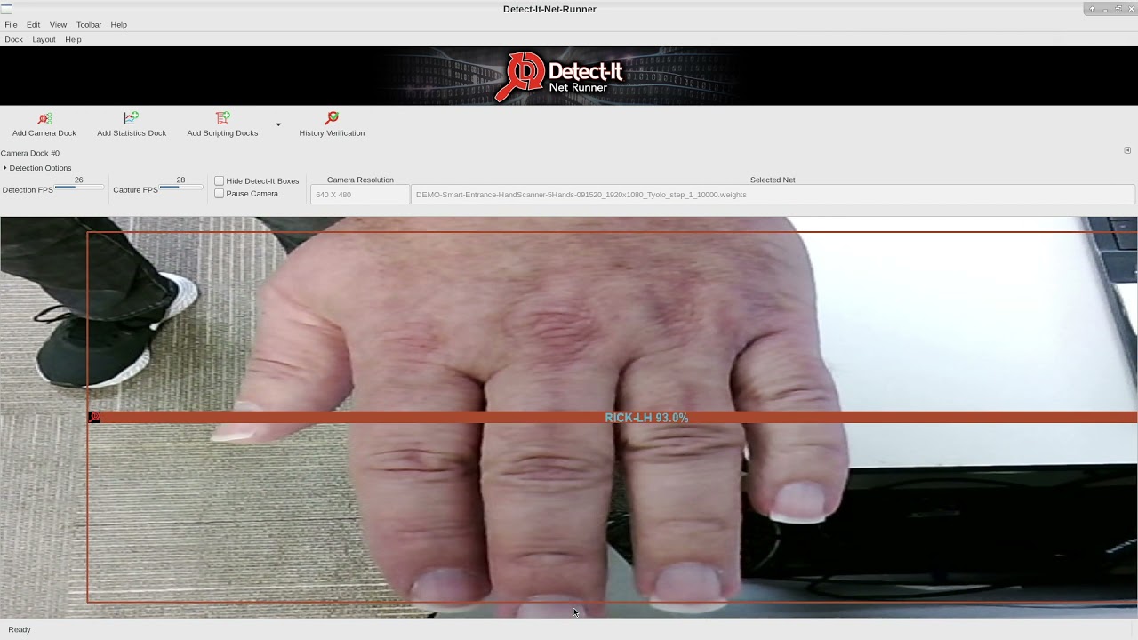Employee Hand Detection Demo - YouTube