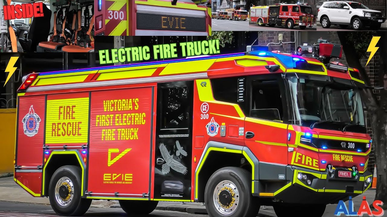 *ELECTRIC FIRE TRUCK* FRV // EXCLUSIVE Inside Tour + Walk Around of ...