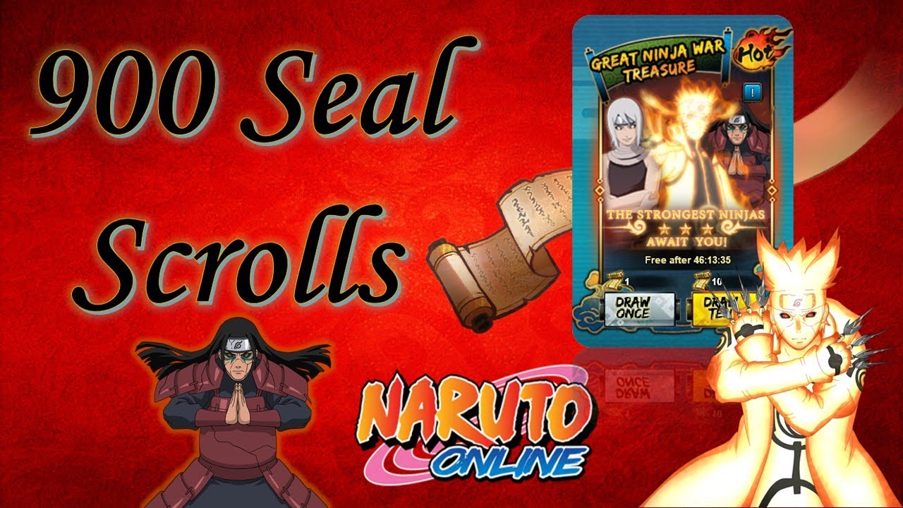 900 Seal Scrolls turn into a hunt for Minato's Barrier || Naruto Online ...