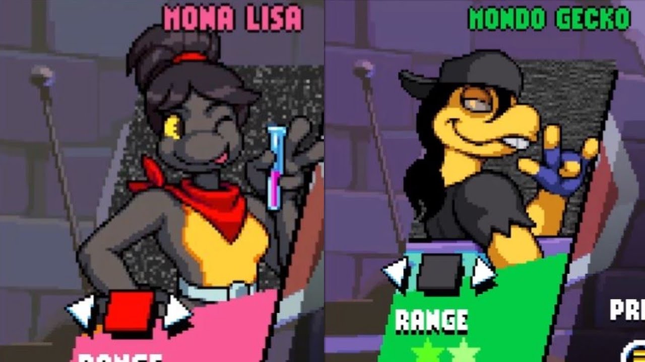 TMNT Shredder’s Revenge Radical Reptiles(Characters Colors) - YouTube