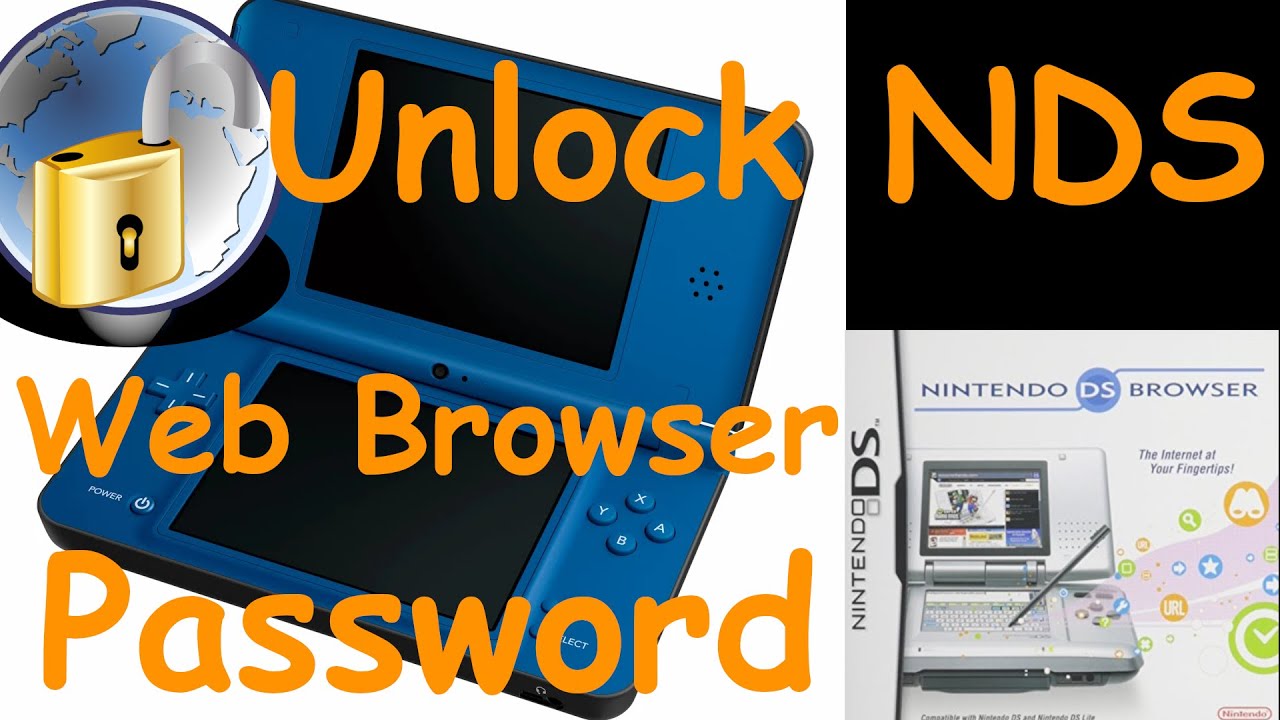 Unlock Nintendo DS Web Browser Password - YouTube