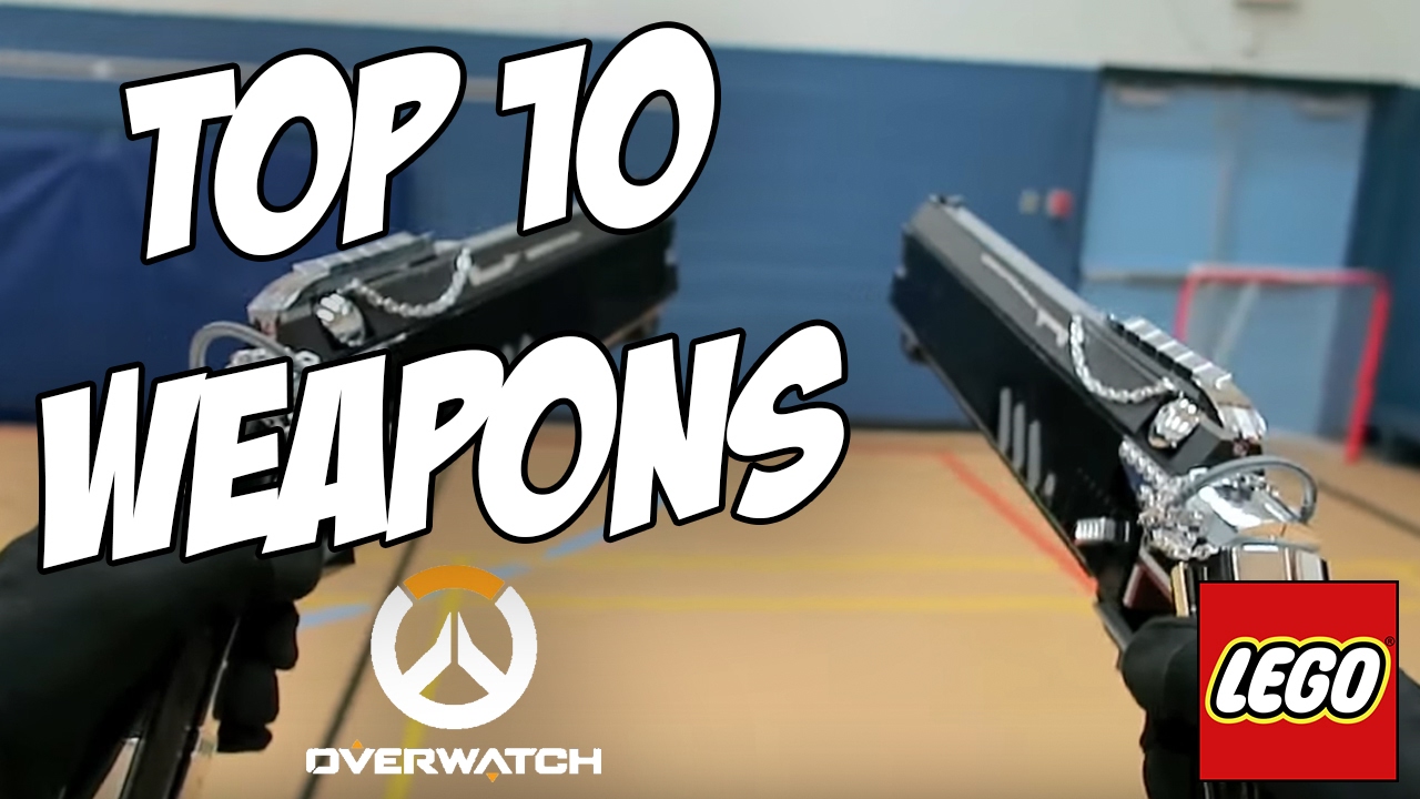 Top 10 Custom LEGO Overwatch Weapons | Top 10 LEGO - YouTube
