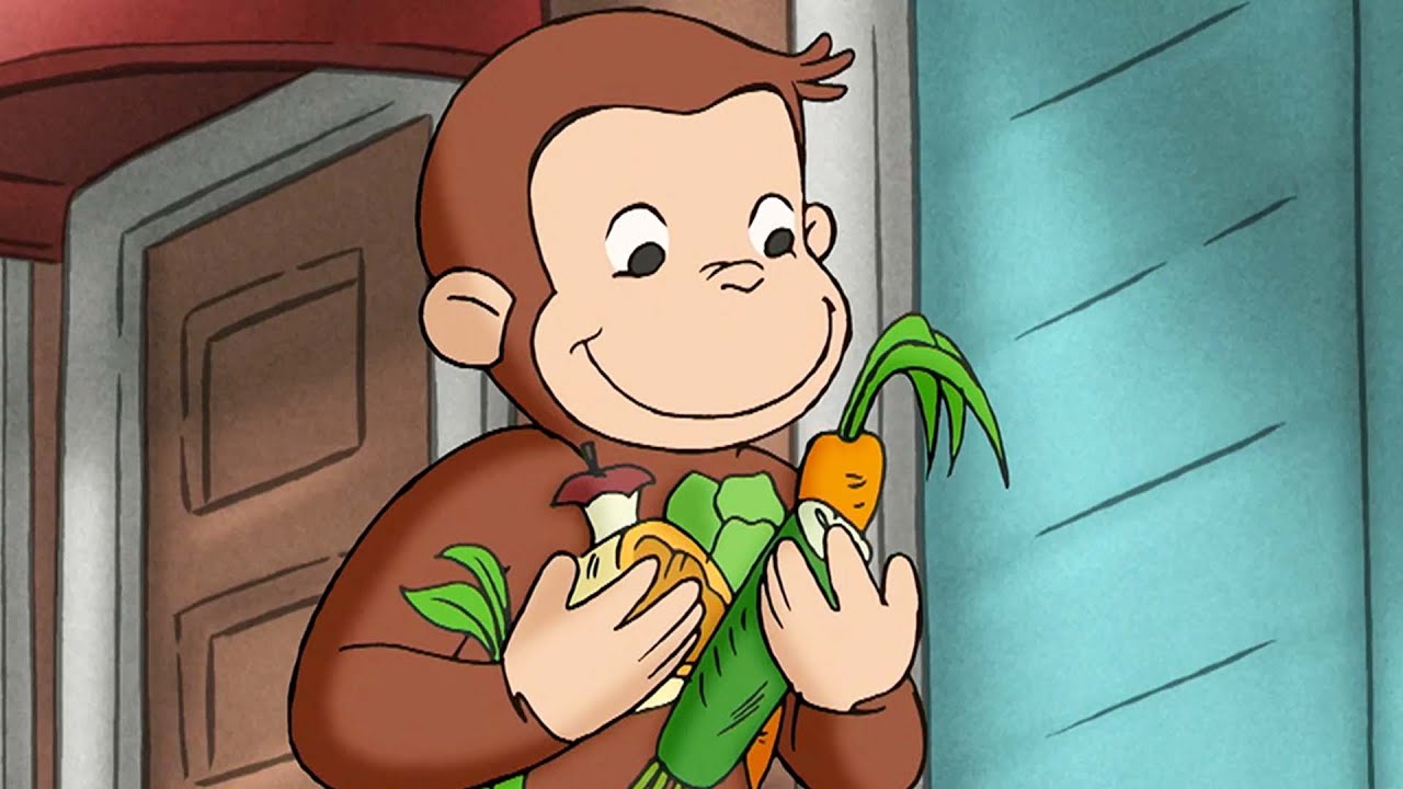 Georges le Petit Singe 🐵 George fait du compost alimentaire 🐵 Dessins ...