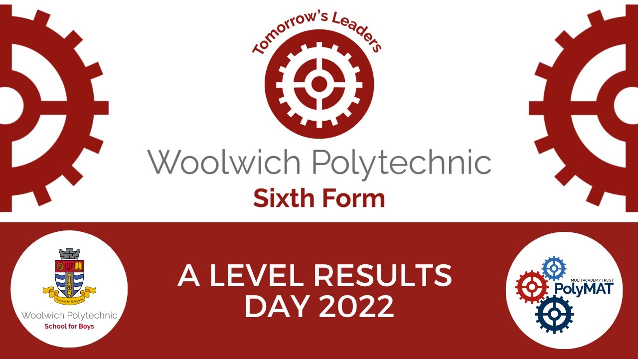Woolwich Polytechnic Sixth Form A Level Results Day 2022 - YouTube
