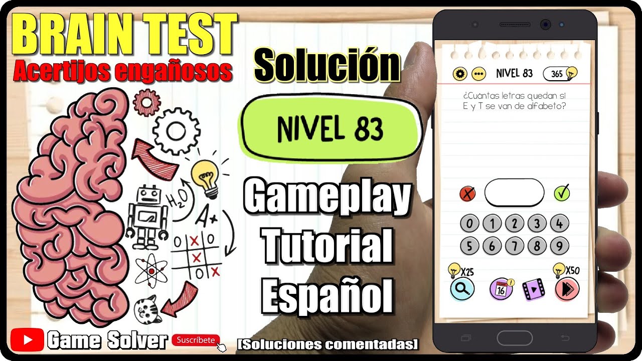 𝐁𝐑𝐀𝐈𝐍 𝐓𝐄𝐒𝐓 || SOLUCIÓN NIVEL 83 [🗣ESPAÑOL] ️ - YouTube