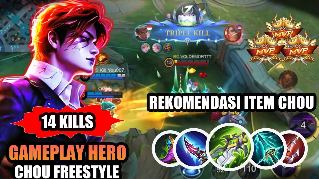 Solo Ranked Chou Montage | Push MMR Chou | Mobile Legends : Bang Bang ...