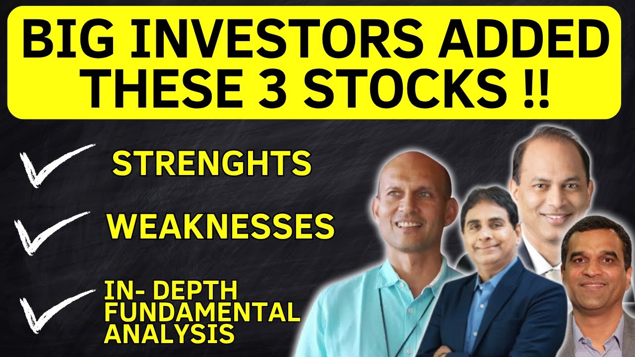 Why did Big Investors enter these 3 Stocks ? | Case Study | Nifty Analysis - YouTube
