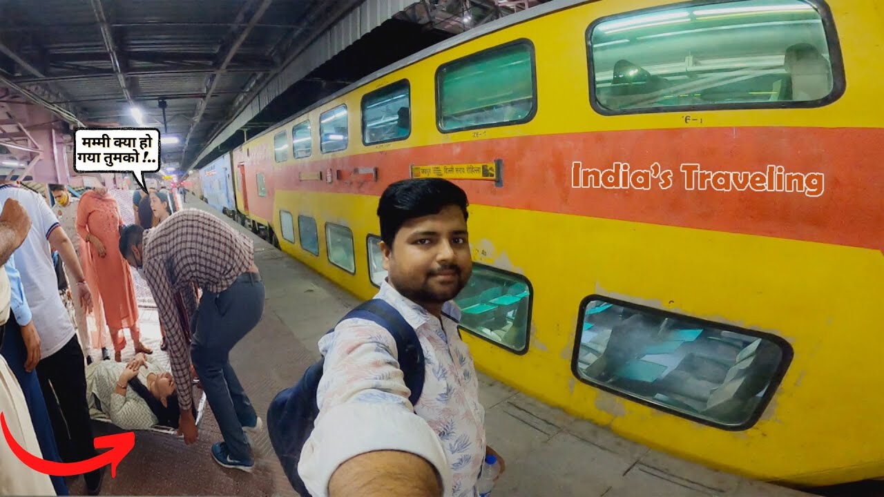Double Decker Express Train Journey || Jaipur to Delhi double decker ...