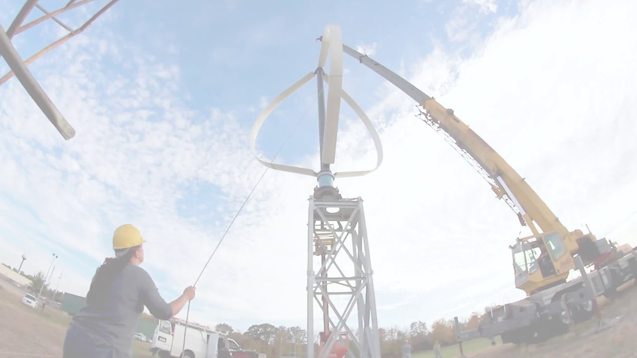 ArborWind Vertical Axis Wind Turbine Build - YouTube