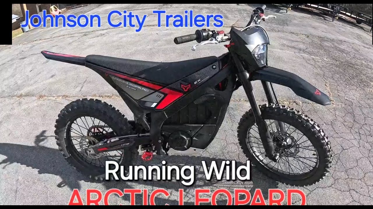 Arctic Leopard EX-700 Electric Dirt Bike Motorcycle Walk Around. - YouTube