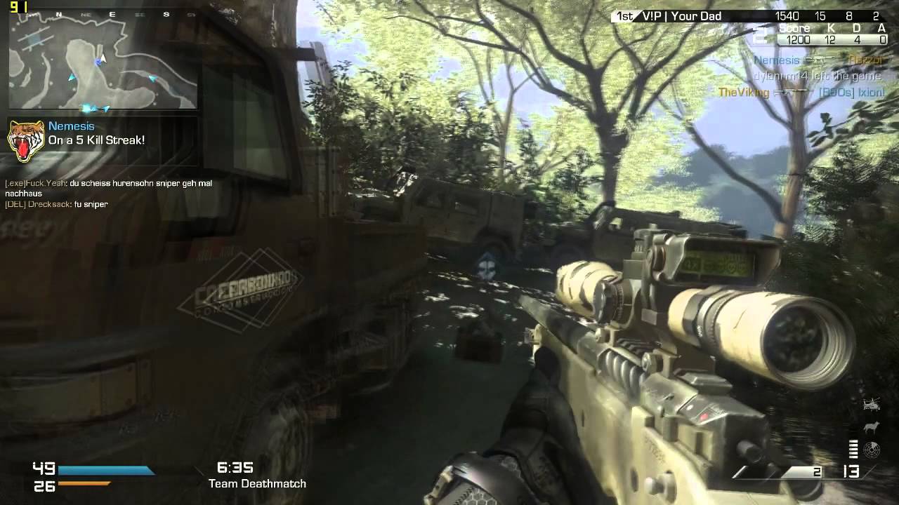 Call of Duty: Ghosts Max Settings PC Sniper Clip - YouTube