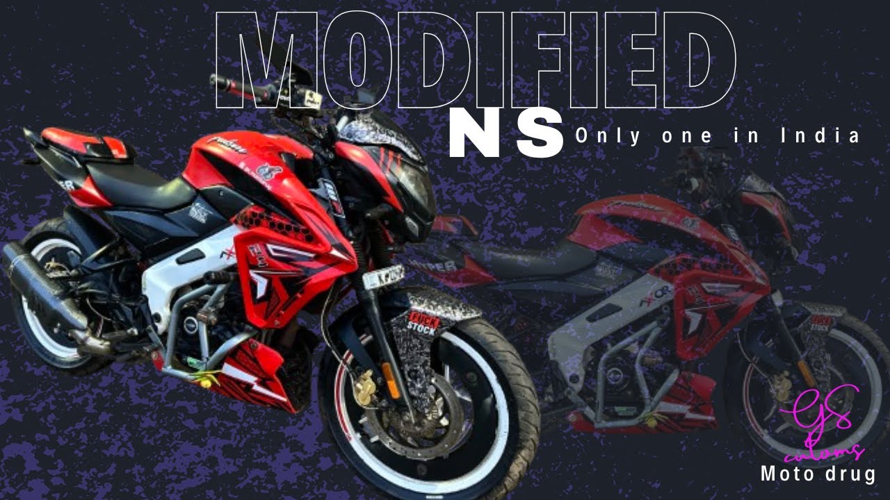 Self Made | Fully Modified NS 160 | Only One In India Customised NS 160 ...