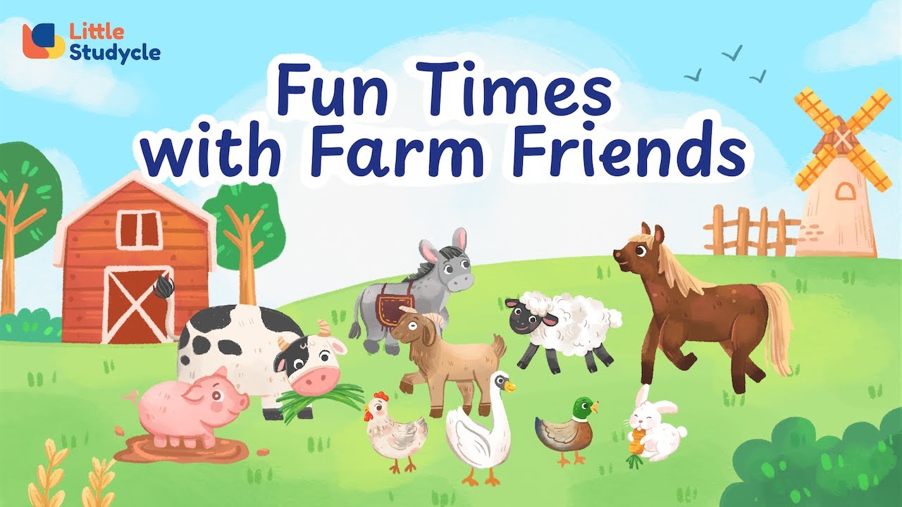 Fun Times with Farm Friends | Amazing Animals | Fun Learning ...