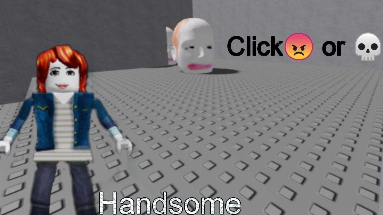I met the most handsome face in game|| Escape Running head|| Roblox ...