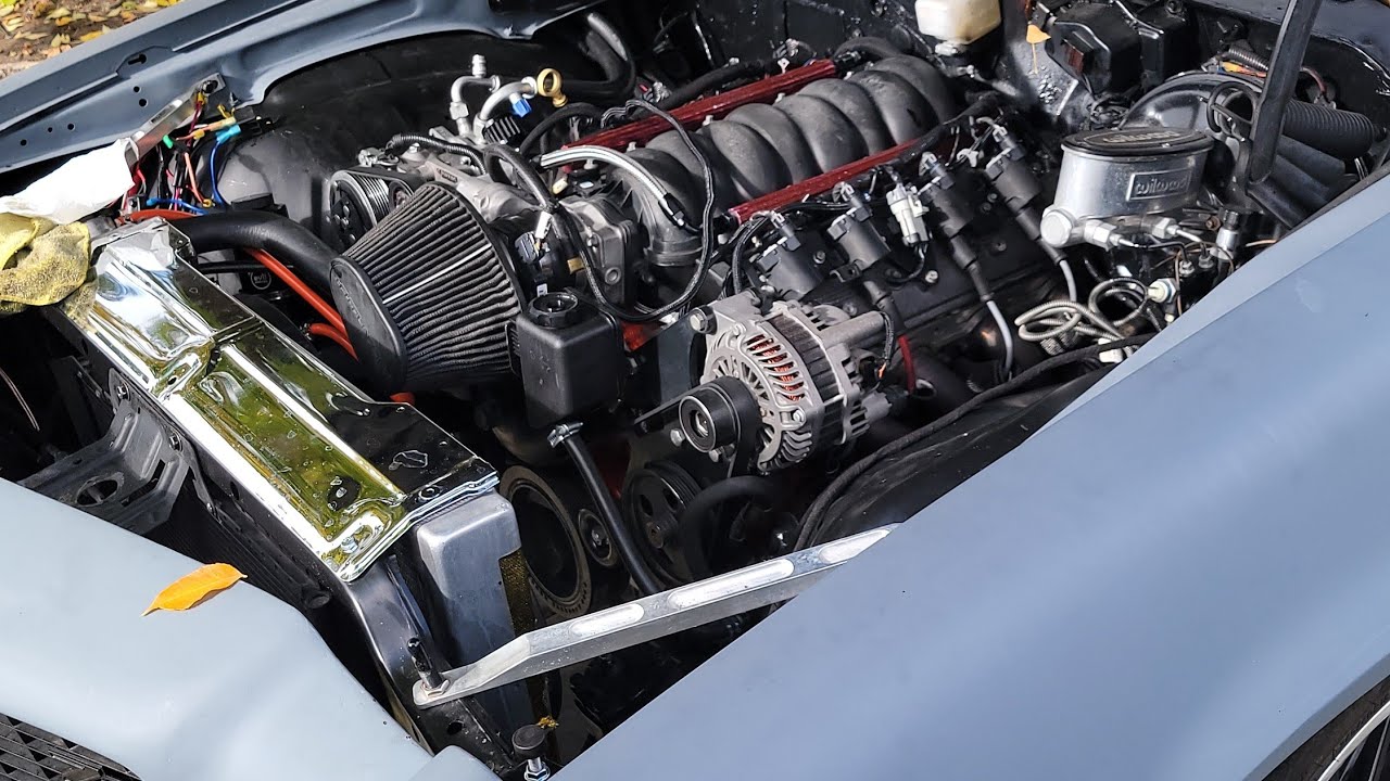 70 camaro ls2 swap - YouTube