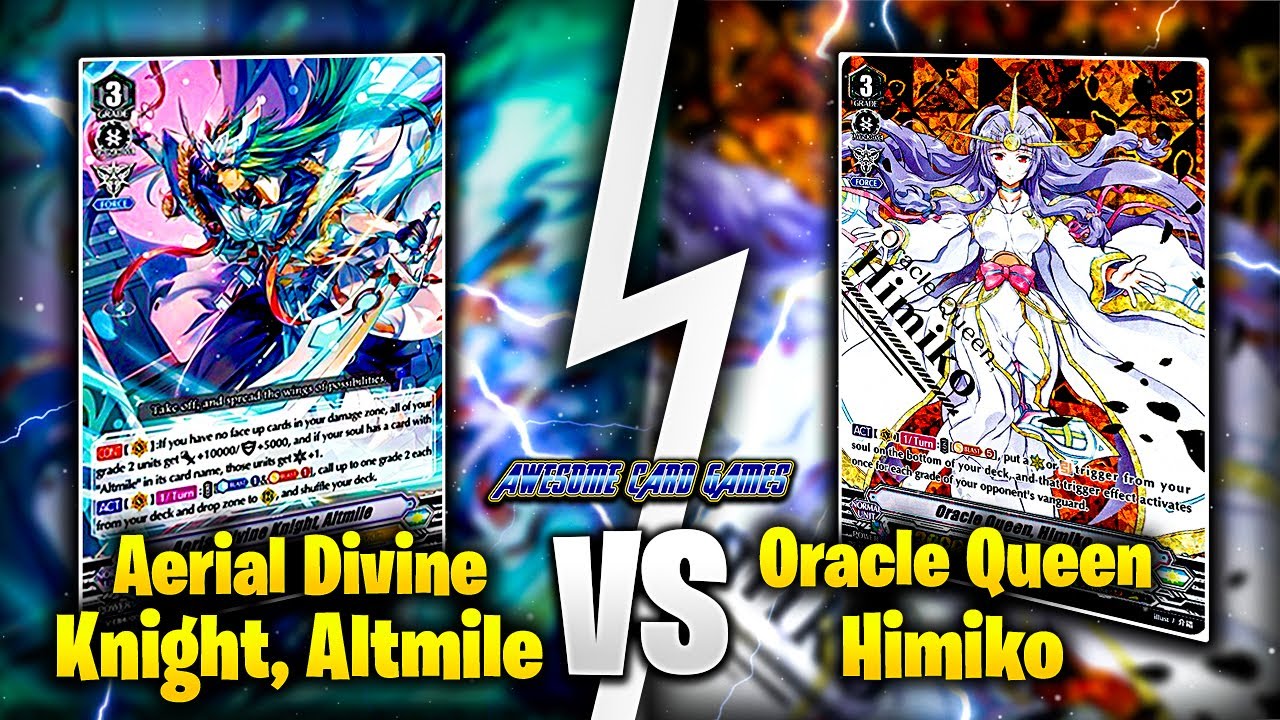 V-Premium Showdown: Aerial Divine Knight, Altmile VS Oracle Queen ...
