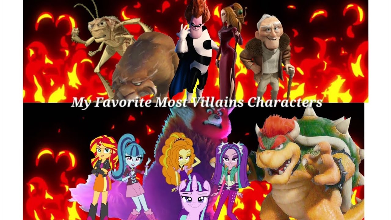 My Favorite Most Villains Characters with Welcome Home by Coheed and ...