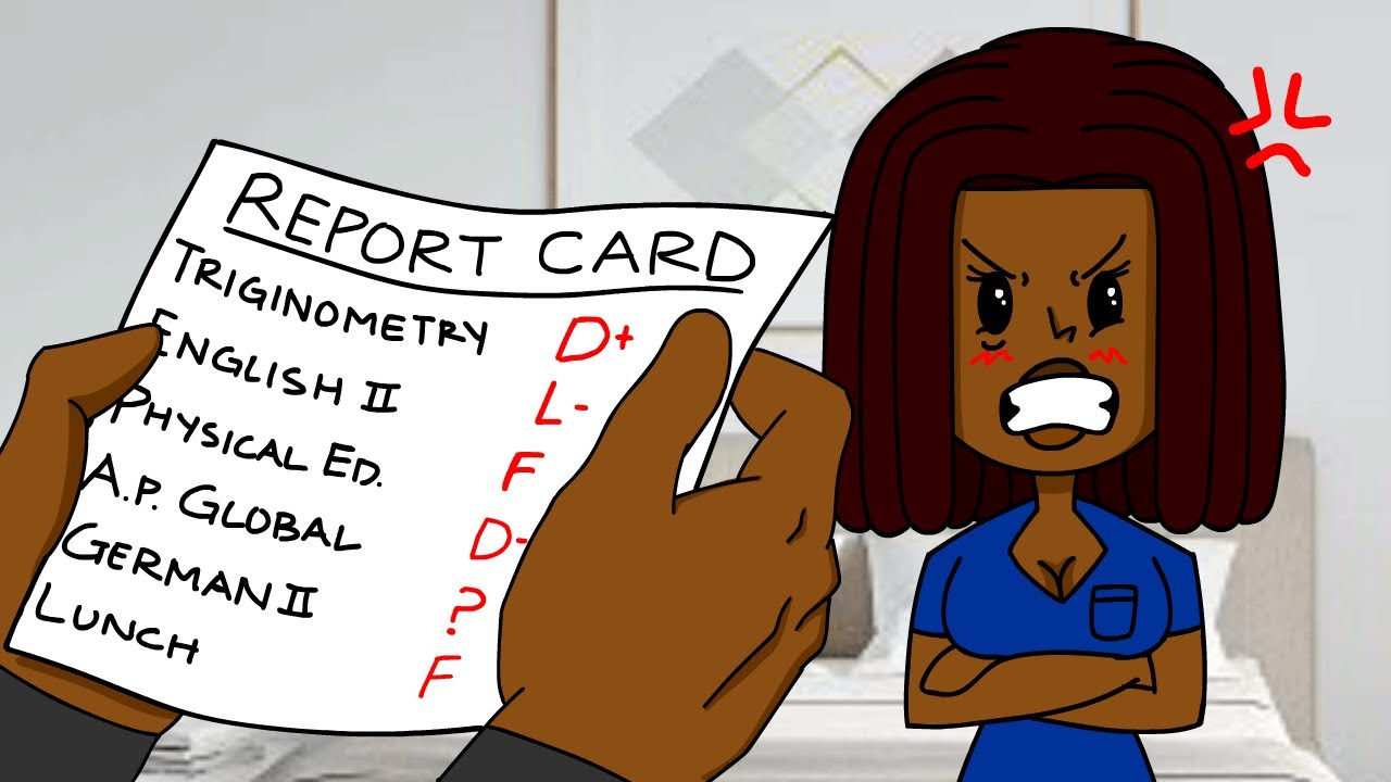Faking My Report Card - YouTube