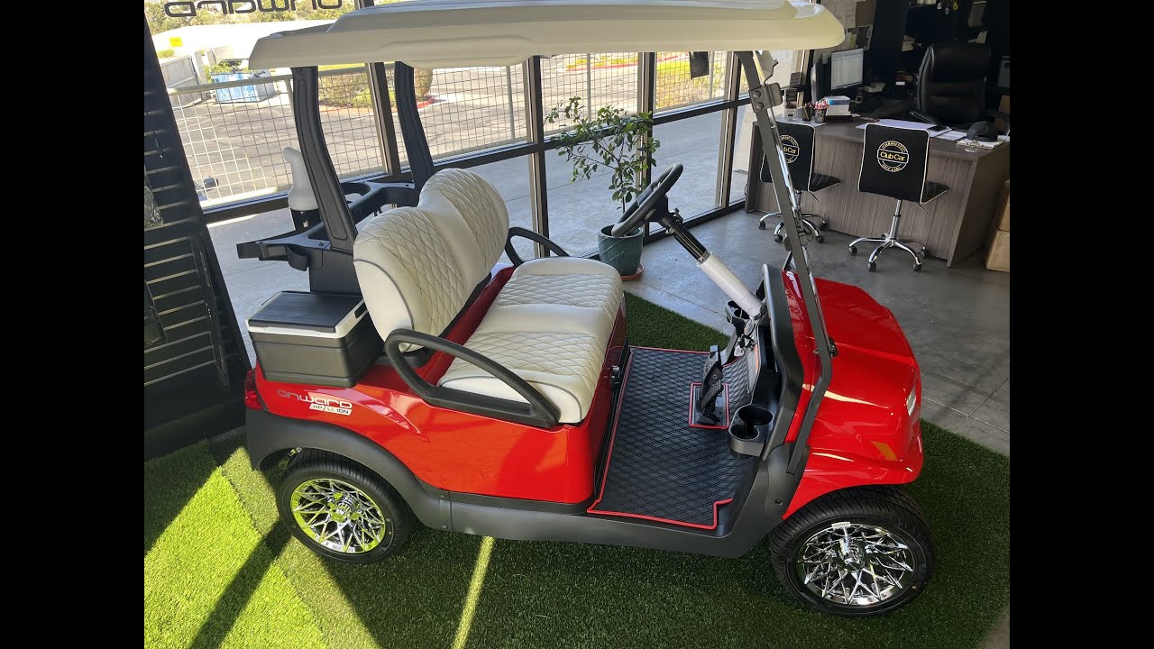 Brand New 2024 Rally Red Club Car ONWARD with Lithium-ion Battery ...