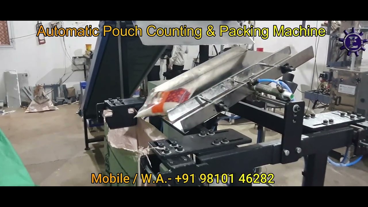 Pouch Counting & packing machine - YouTube