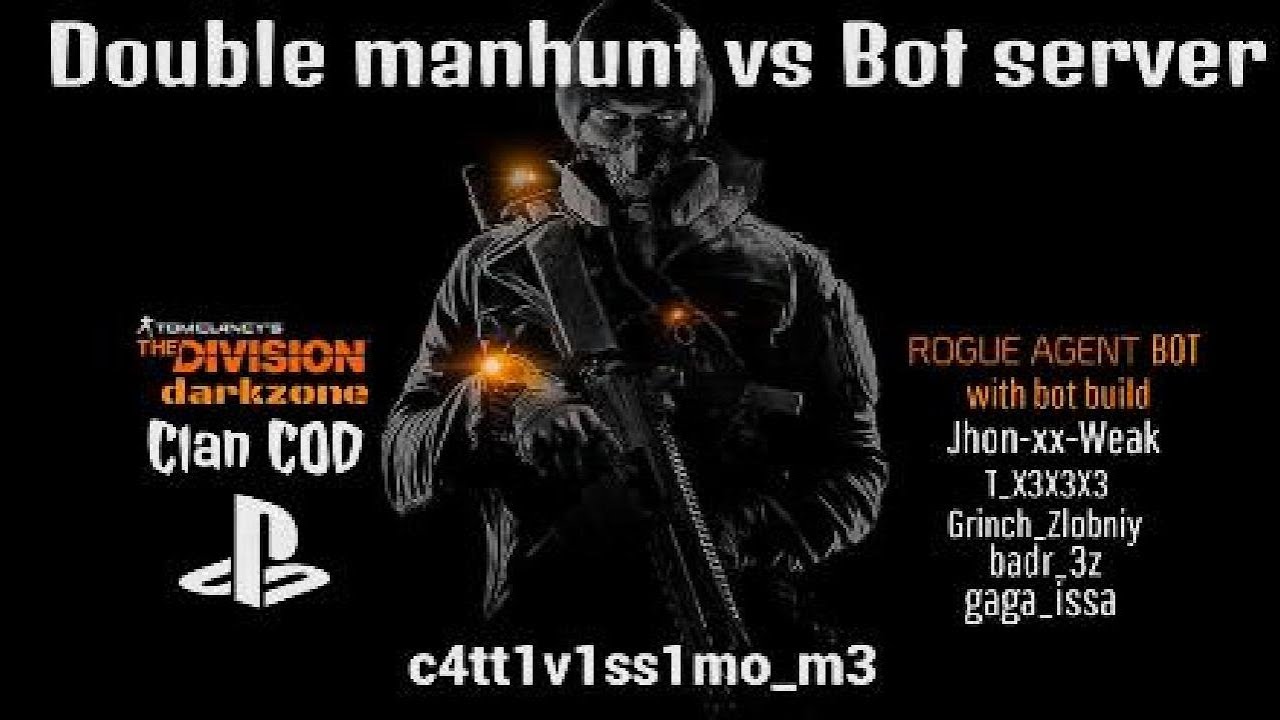 By now you have to get used to these server The Division 2 clan COD PvP ...