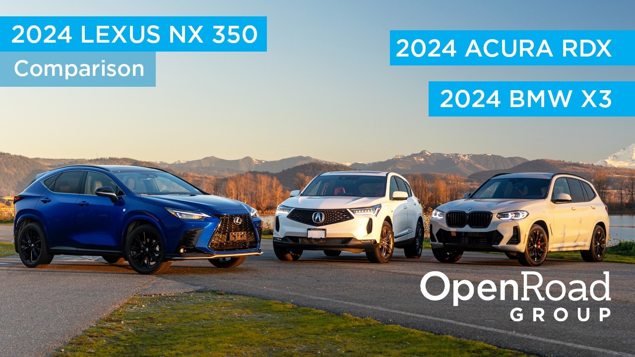 Comparing the 2024 Lexus NX 350 vs 2024 Acura RDX vs 2024 BMW X3 ...
