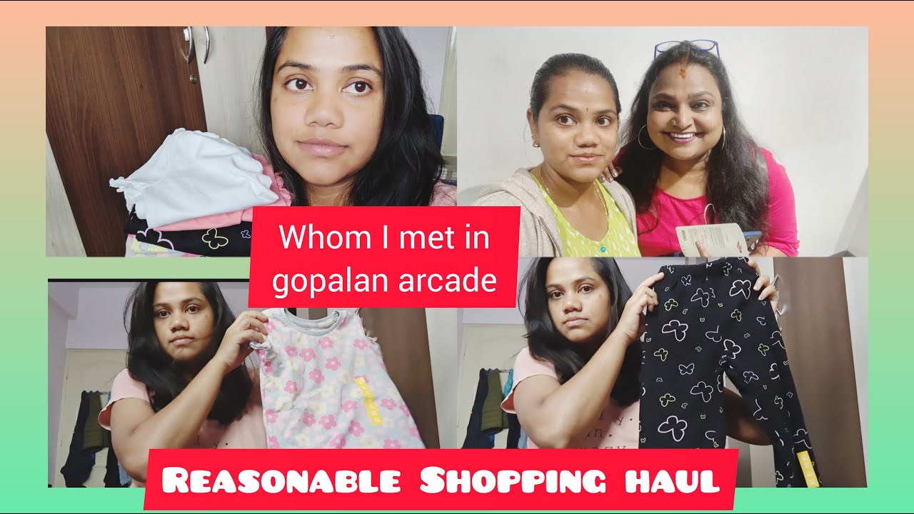 GOPALAN ARCADE MALL vlog | SHOPPING in mall vlog | Daily vlog - YouTube