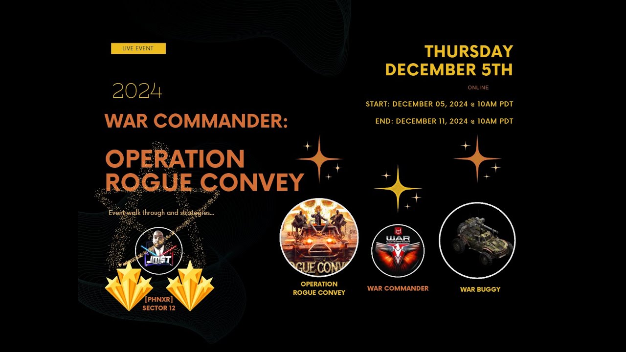OPERATION: ROGUE CONVEY - UP & COMER'S WALKTHROUGH GUIDE (FREE REPAIR ...