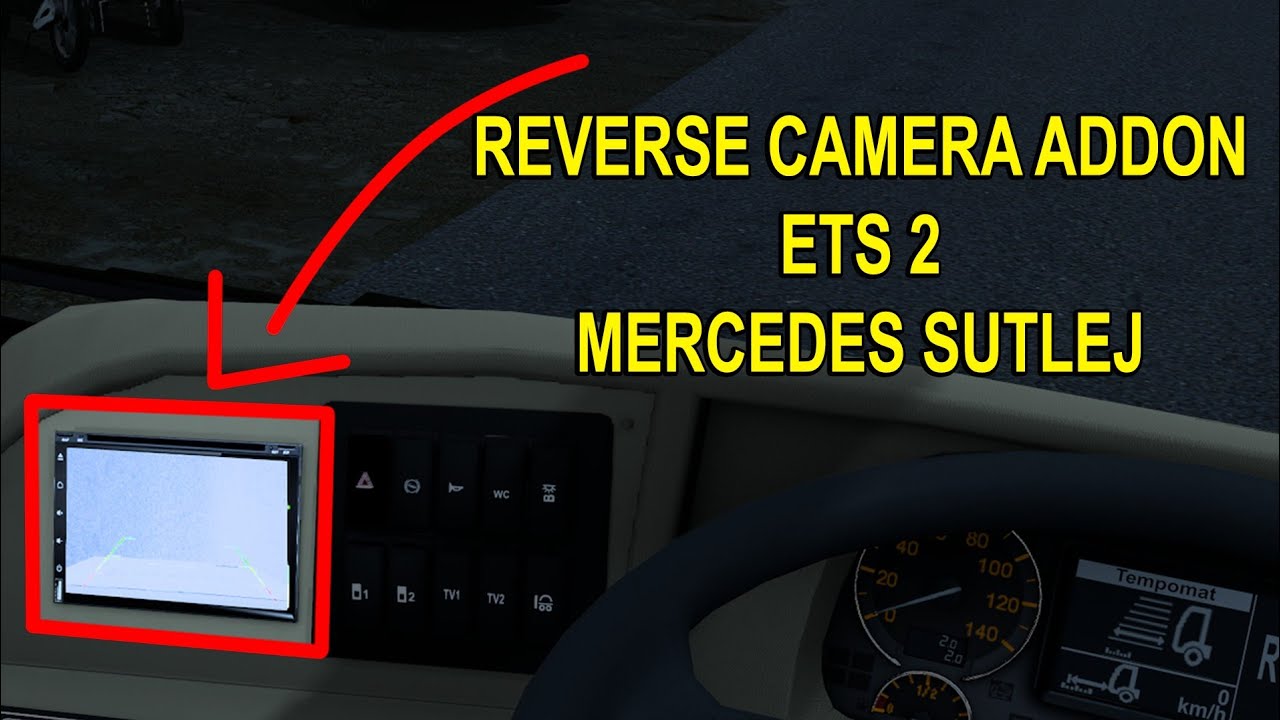 Reverse Camera Addon ETS 2 - YouTube