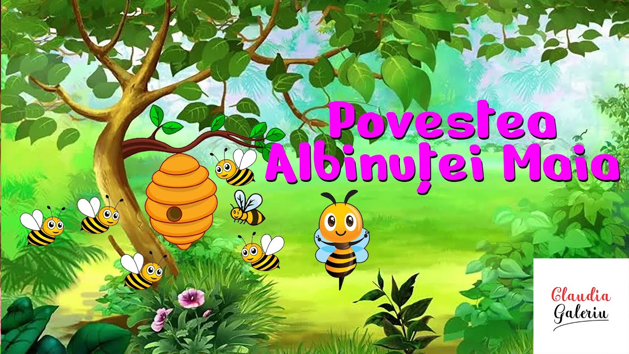 Povestea Albinutei Maia | Poveste Material Educativ | Povesti cu Albine ...