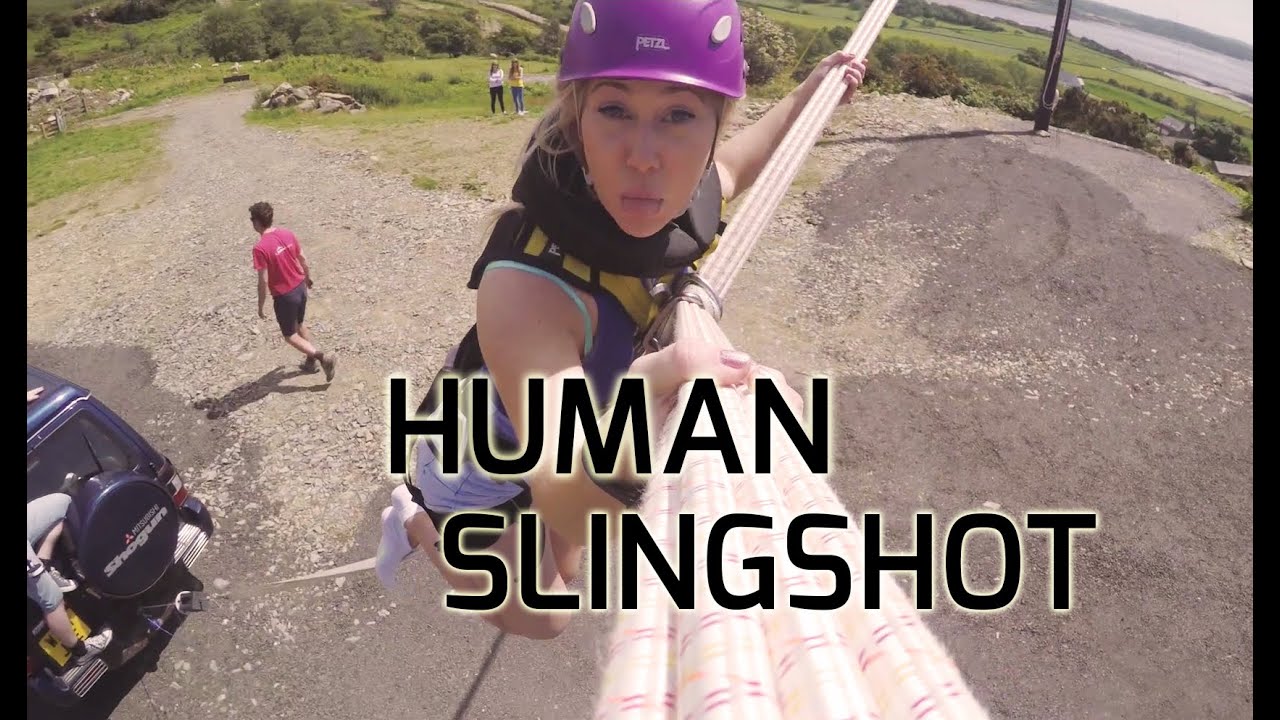 Insane Human Bungee Catapult / Slingshot - SCOTLAND - YouTube