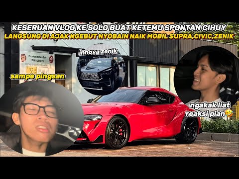 VLOG KESERUAN KE SOLO LANGSUNG DI AJAK ANDRA COBAIN NGEBUT PAKE SEMUA MOBILNYA PIAN SAMPE P1NGSAN?!!