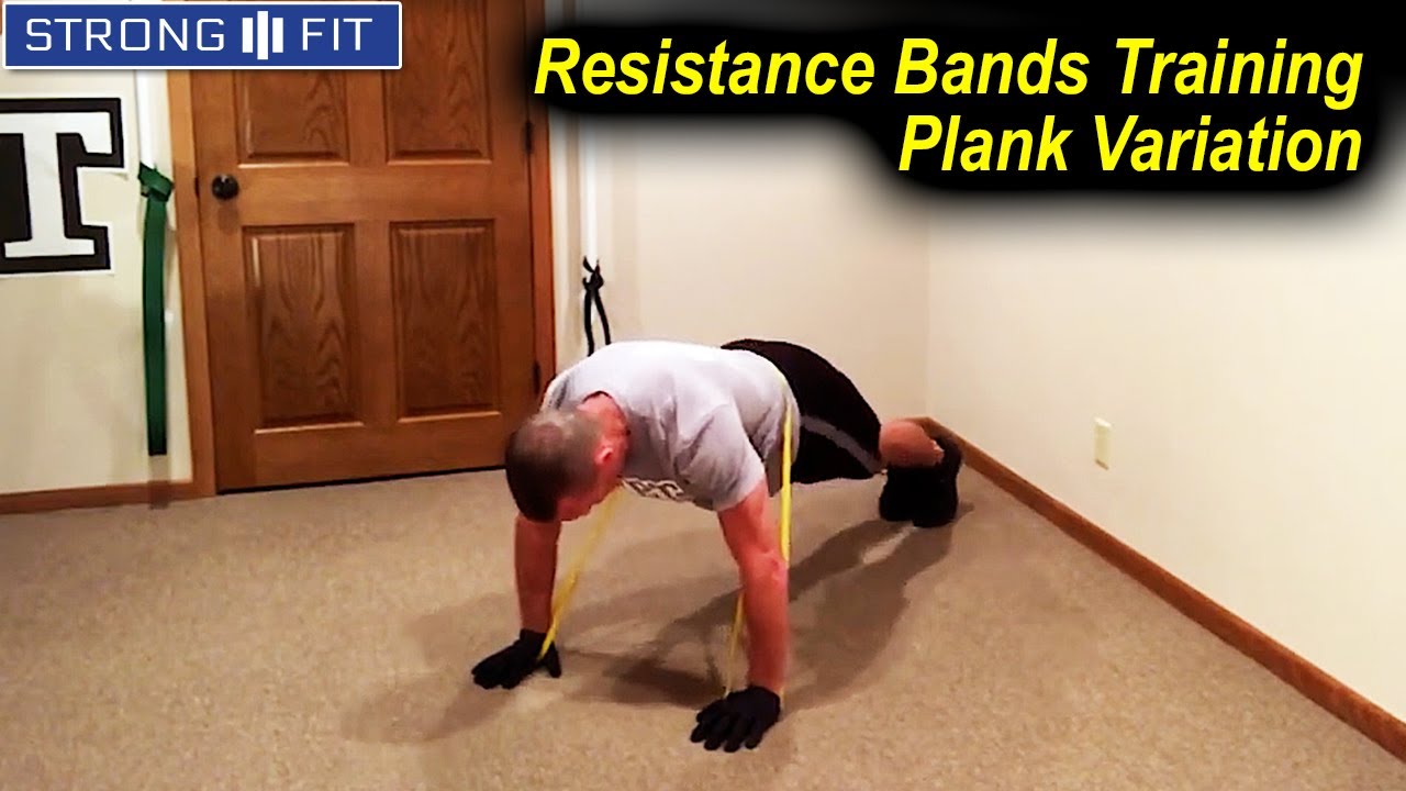 Resistance Bands Training Plank Variation - YouTube