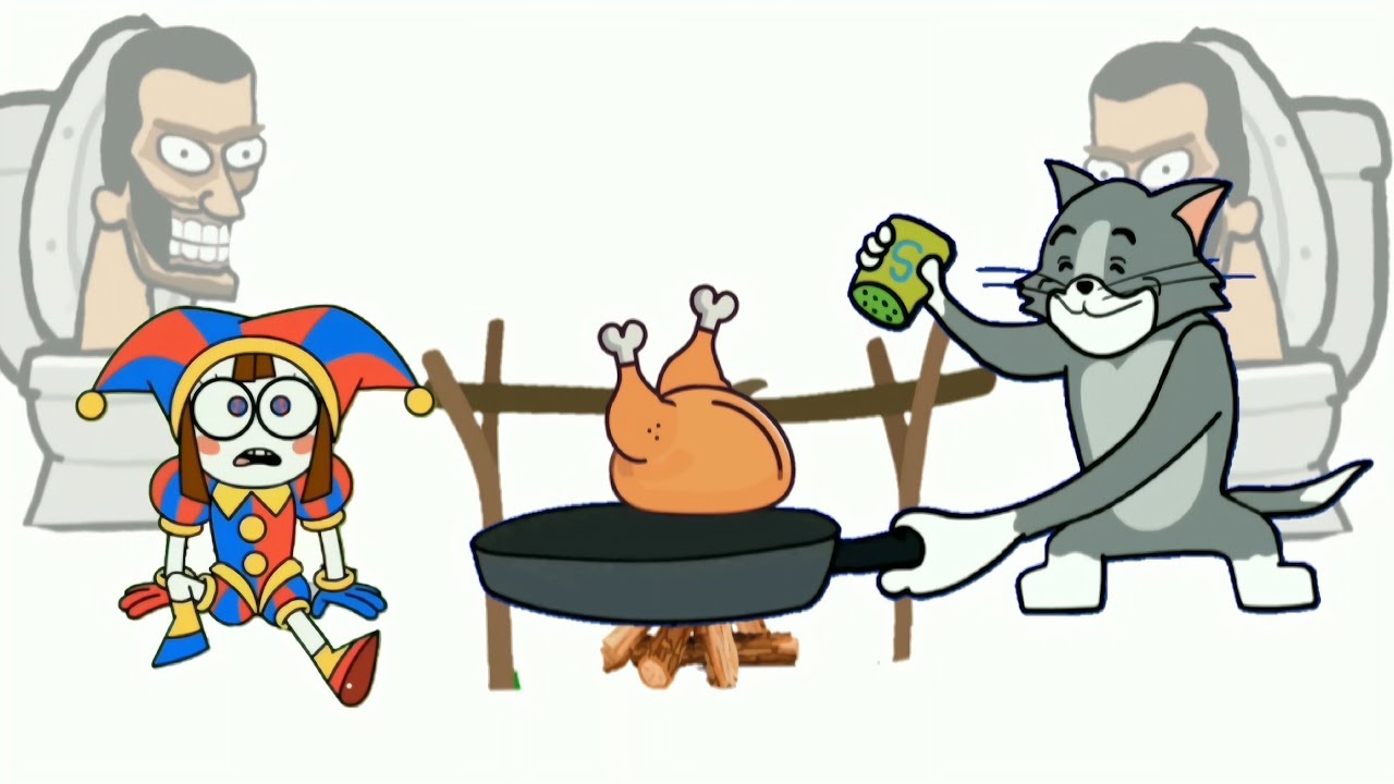 tom and Jerry vs Skibidi Tolite Amazing Digital looney tunes lts ...