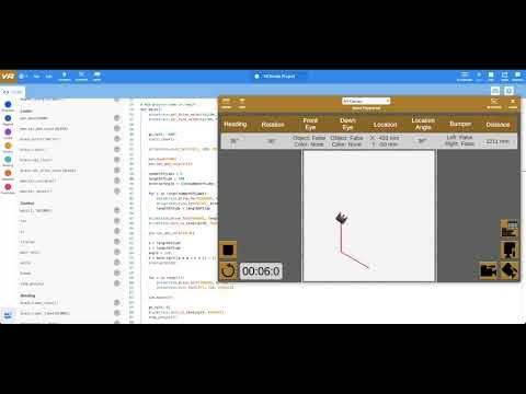 Hexagon and SAS triangle - VEXCode VR Python - YouTube