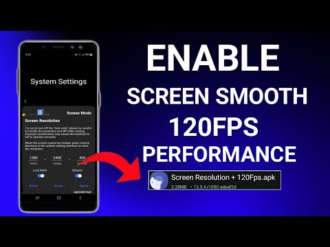 Enable Smooth Screen 120Fps Performance | Max FPS Fix Lag - No Root ...