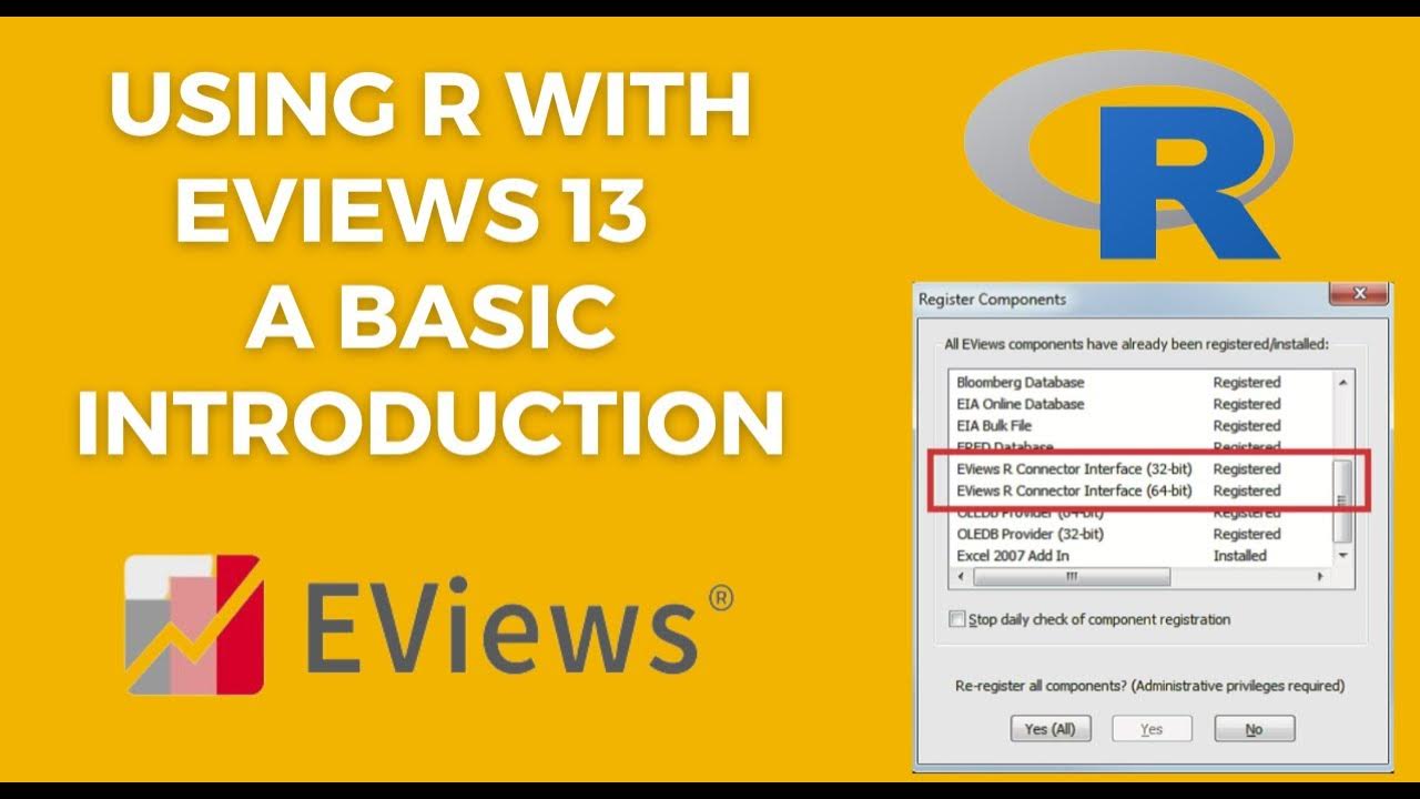 Using R with EViews 13 - A basic introduction - YouTube