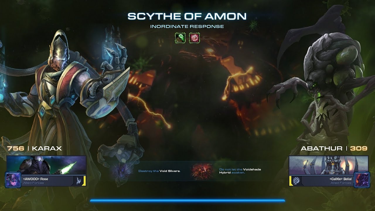 StarCraft II [PC] - Co-op: Scythe of Amon (Inordinate Response Mutation ...