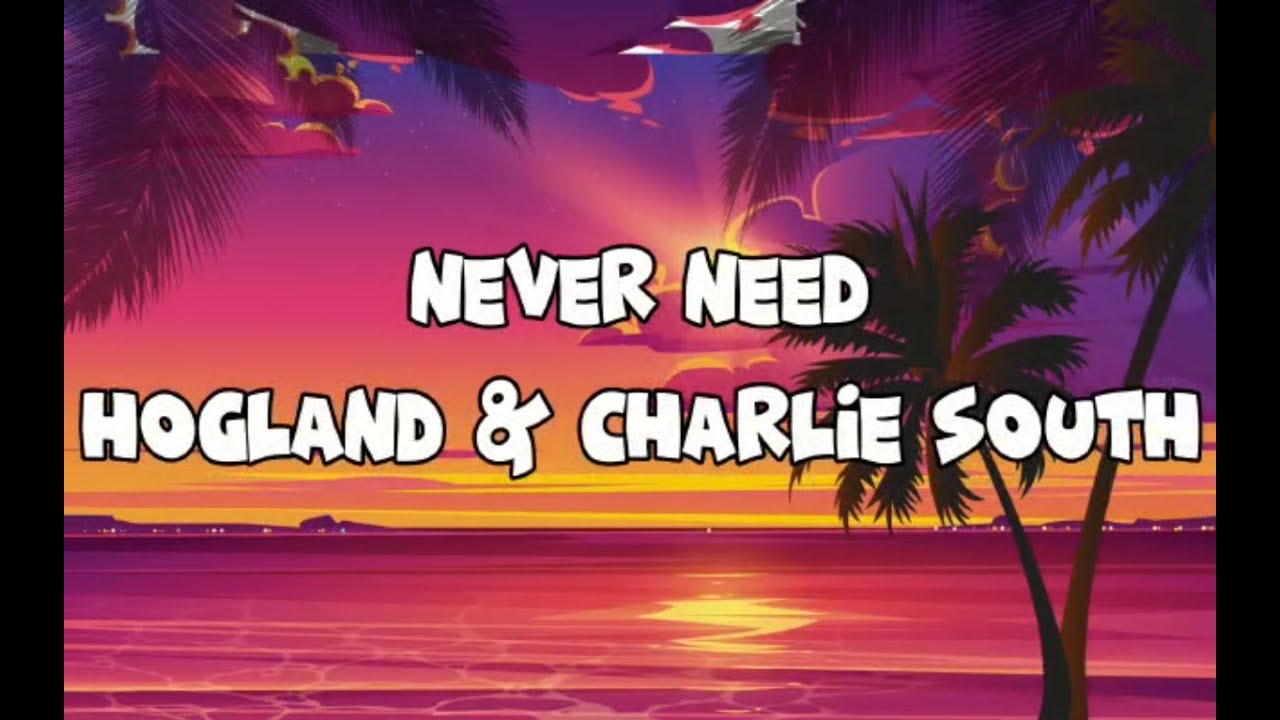 Never Need - Hogland & Charlie South (Lyrics) - YouTube