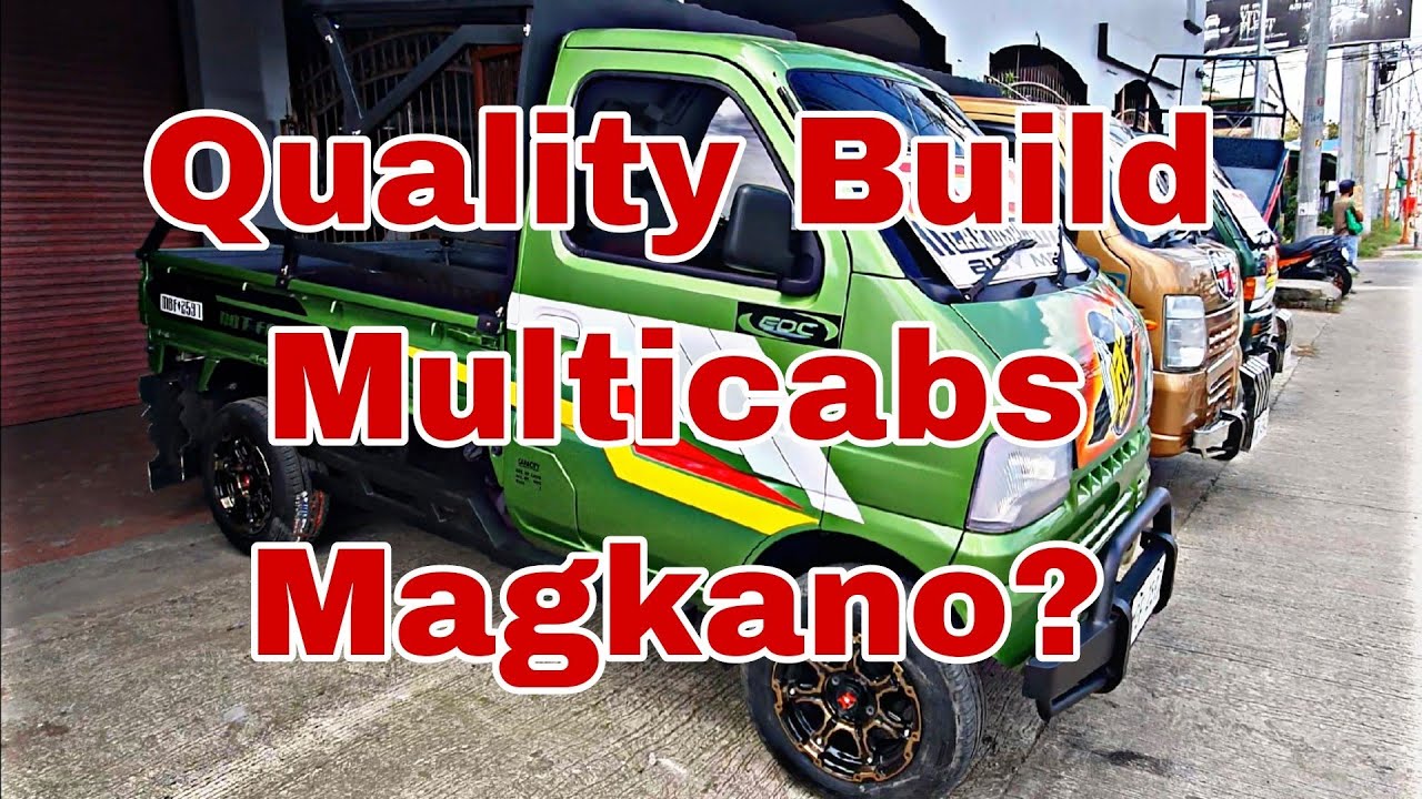 Pinakamurang Customized Multicab Loaded set up sa Davao city price ...