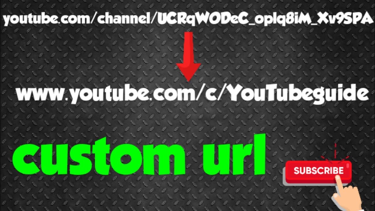 How to create custom url for your youtube channel | How to create a ...