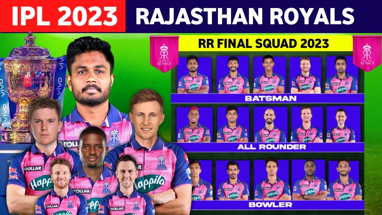 IPL 2023 - Rajasthan Royals Final Squad | RR full Squad For IPL 2023 ...