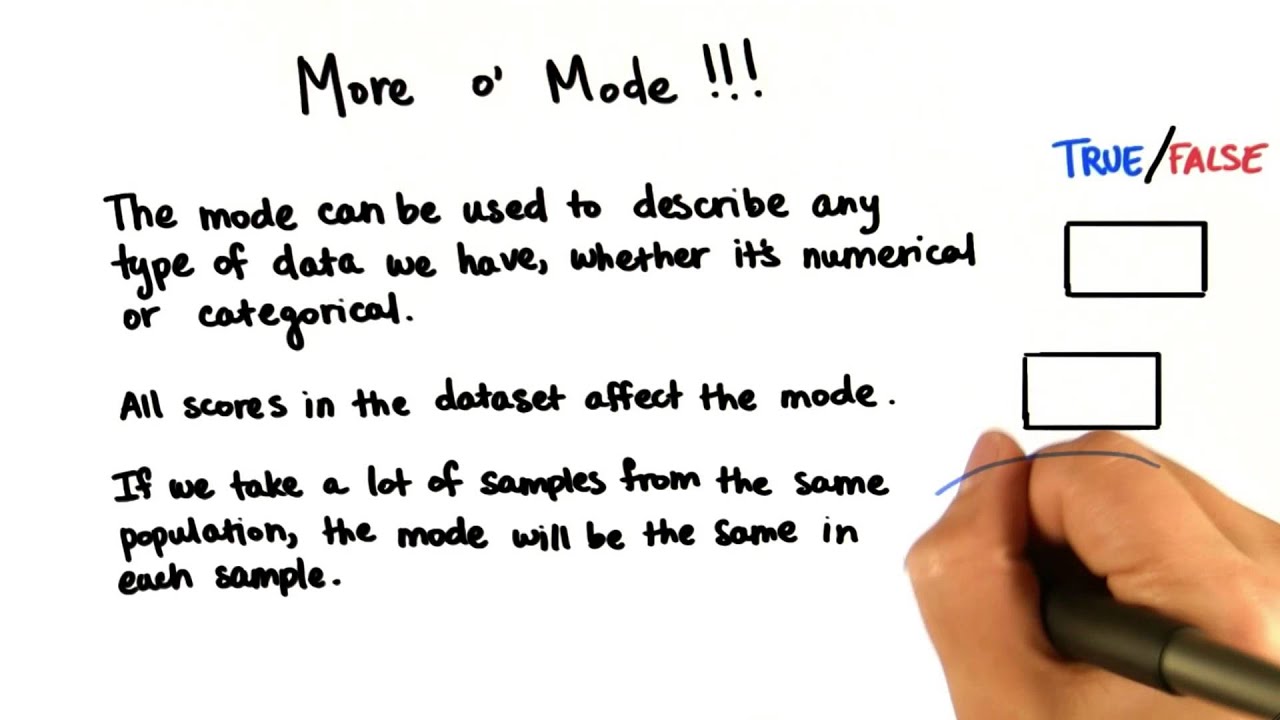More o' Mode! - Intro to Descriptive Statistics - YouTube