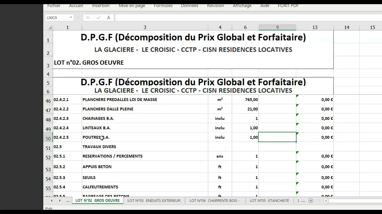 Exemple Dpgf Maison Individuelle | Ventana Blog
