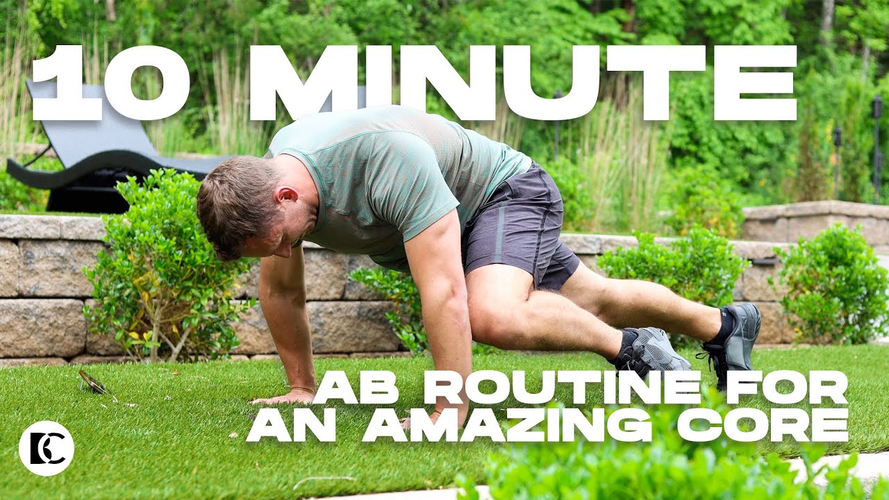 10 MINUTE NO EQUIPMENT AB ROUTINE FOR AN AMAZING CORE!! / 10 Exercise ...