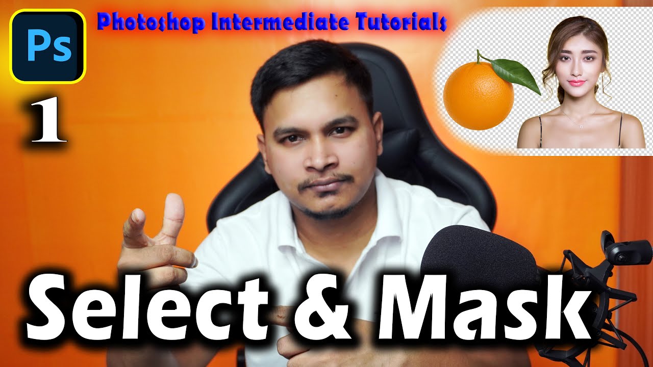 Select and Mask in Photoshop How to Extract Hair with Select and Mask in PS [Class-1] #safi360 ...